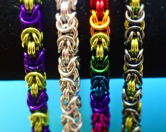 Byzantine Chainmail Bracelet classic - Etsy