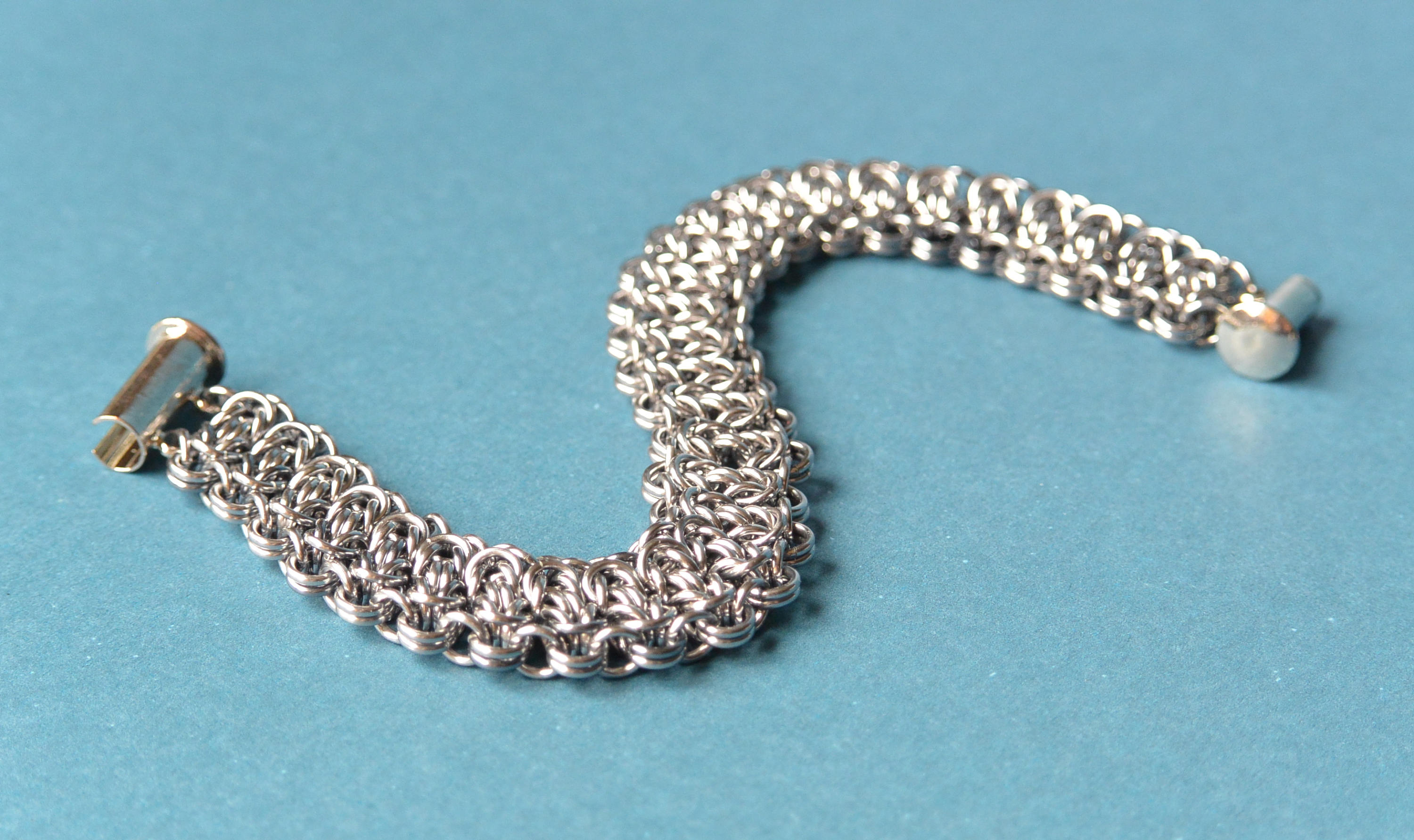 Byzantine Ladder Chainmail Bracelet - Etsy
