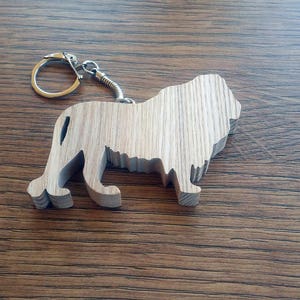 Wooden Lion Key Chain Wood Lion Wild Animal Key Fob Hand Cut - Etsy