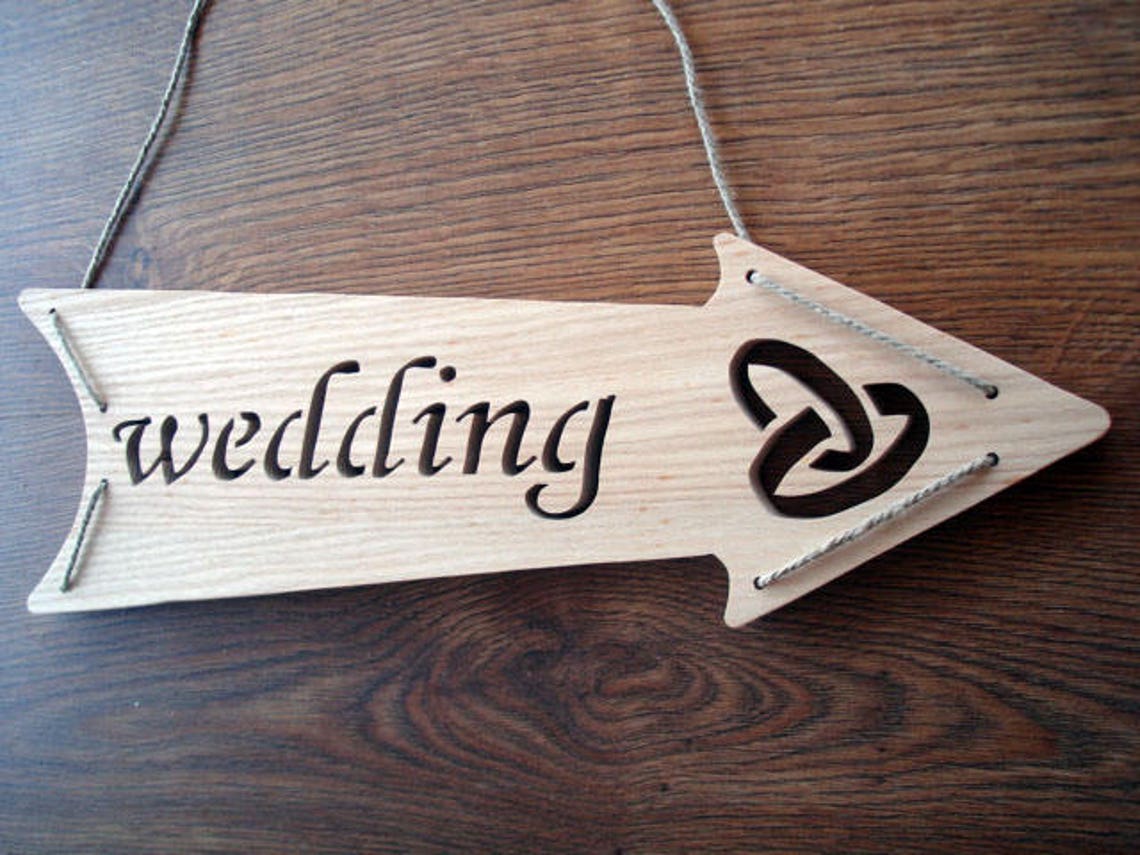 Wood Wedding Arrow Sign Wooden Sign House Sign Home Decor | Etsy