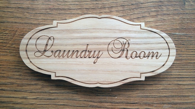 Laundry Room Sign Door Sign Wooden Sign Handcrafted Sign - Etsy
