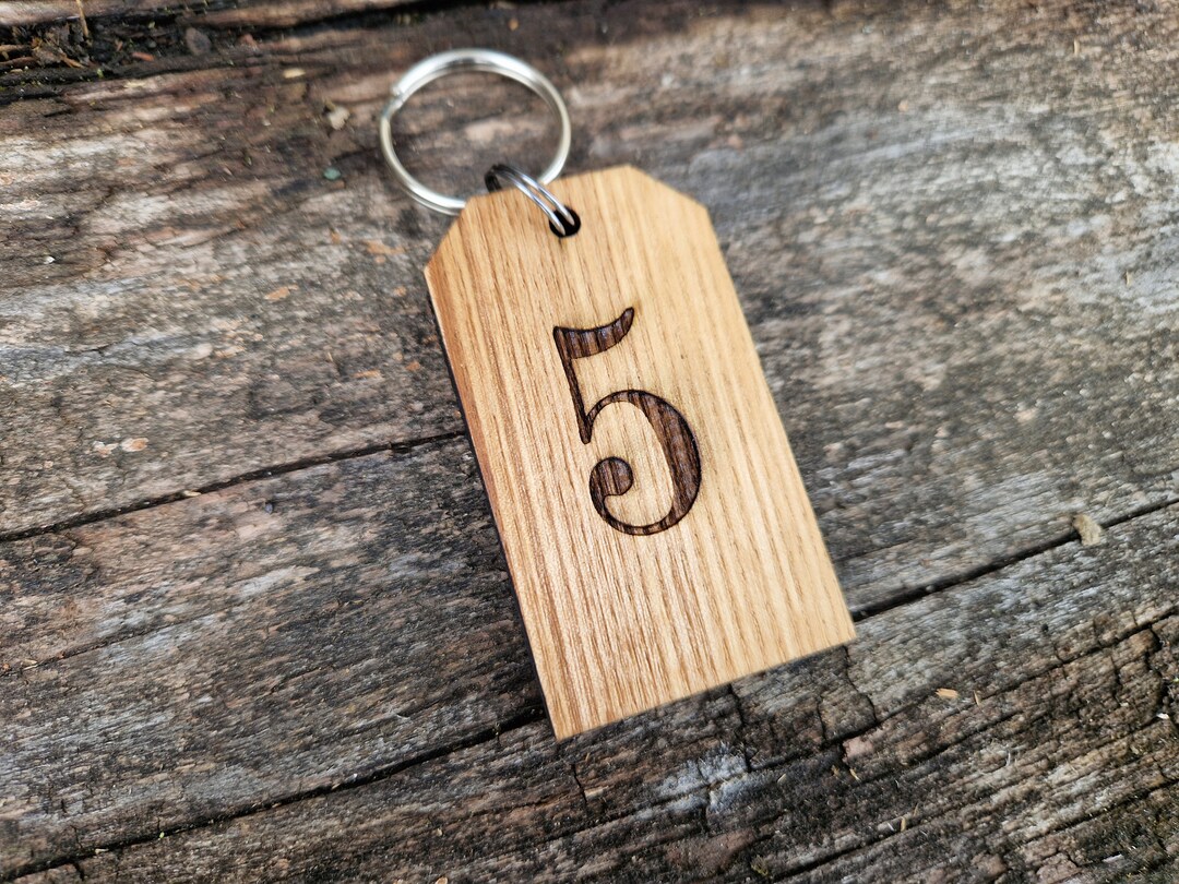 Wooden Rectangle Shape S060, Key Chain Wood Key Fob Laser Cut, You Can ...