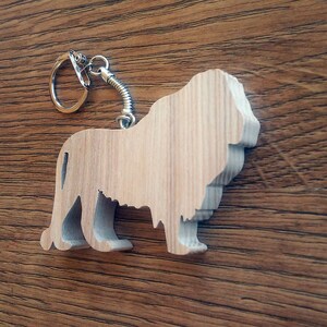 Wooden Lion Key Chain Wood Lion Wild Animal Key Fob Hand Cut - Etsy
