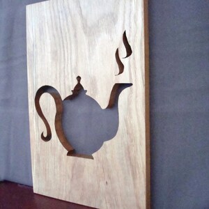 Wooden Kitchen Wall Hanging Sign, Tea Pot Sign, House Sign, Kitchen ...