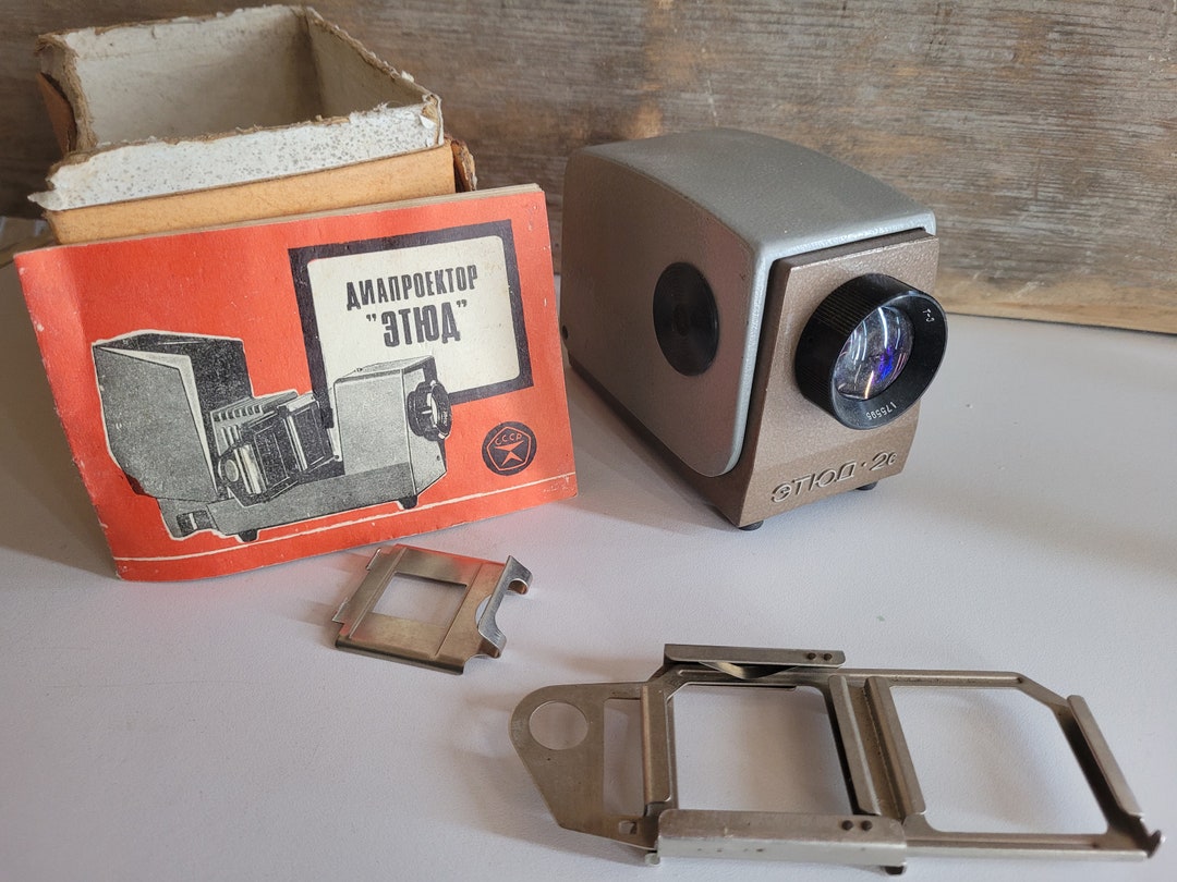 Vintage Soviet Era Film Slide Projector ETUD 2, Made in USSR - Etsy