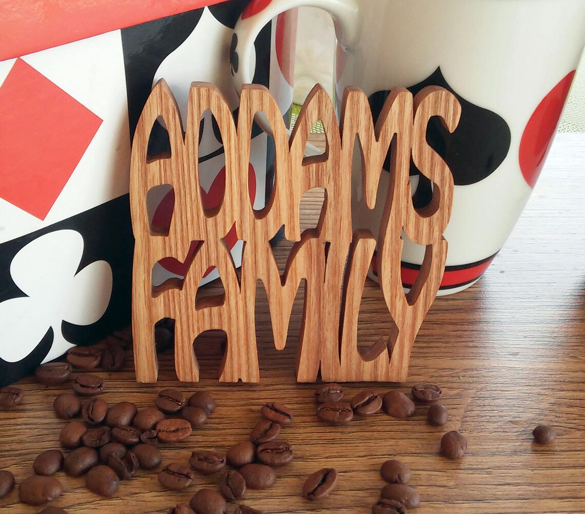 Wooden Family Name Coaster Personalized Coaster Wood Drink | Etsy