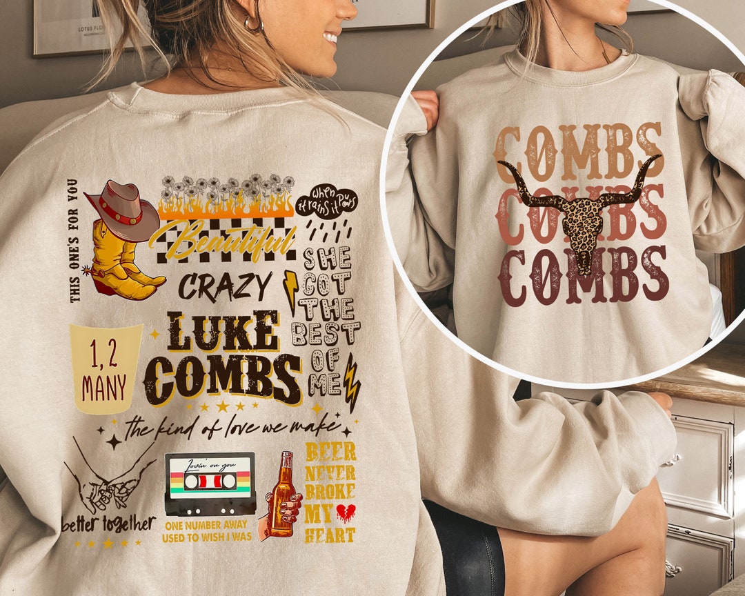 Vintage Luke Combs 2024 Tour Png, Growing up and Getting Old Png, Luke ...