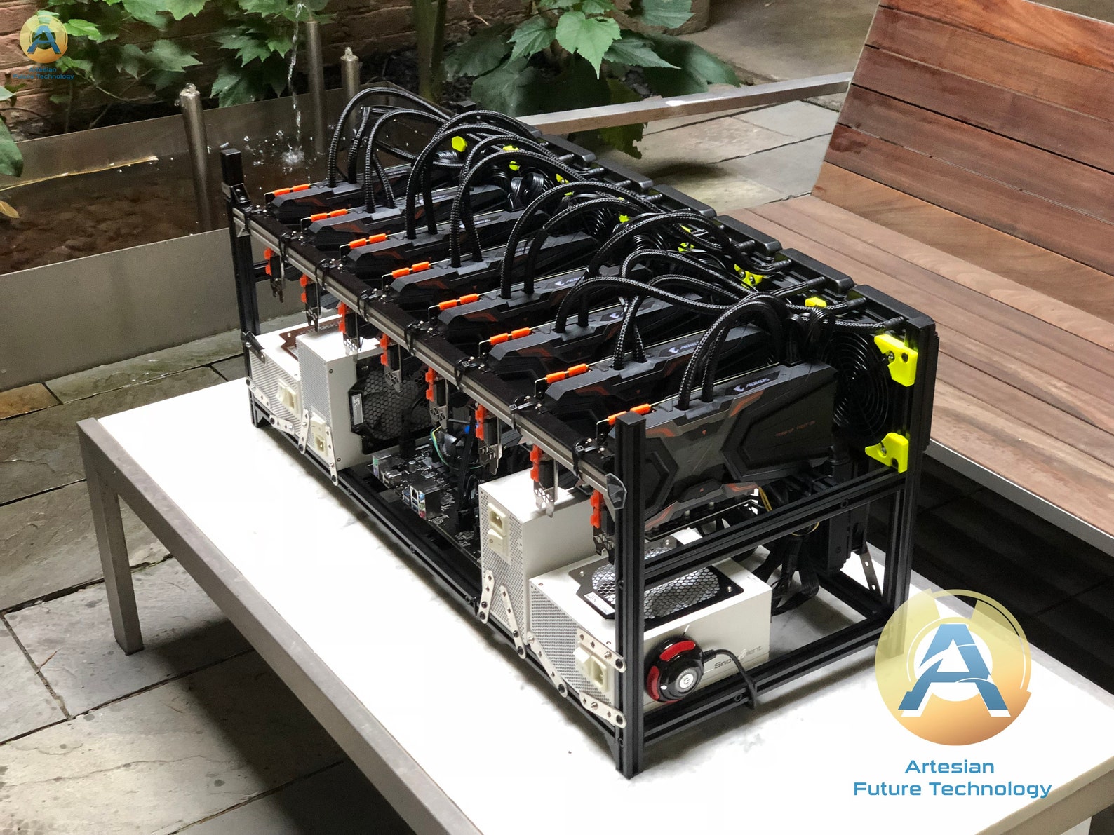 8 GPU Mining Rig RTX 3000 series etc hardware designed for | Etsy