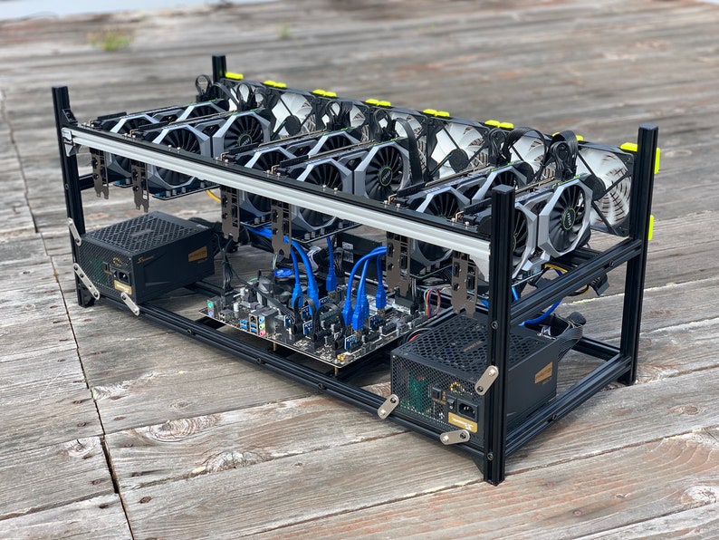 RTX 2080/2080ti/etc 8 GPU Mining Rig new hardware designed | Etsy RTX 2080/2080ti/etc 8 GPU Mining Rig new hardware designed | Etsy