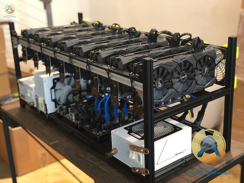 8 GPU Mining Rig RTX 2060/2070/2080/ti/etc hardware | Etsy