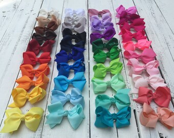 Set of 10 Pieces 3 Inch Wholesale Hairbows Hair Bow Baby - Etsy