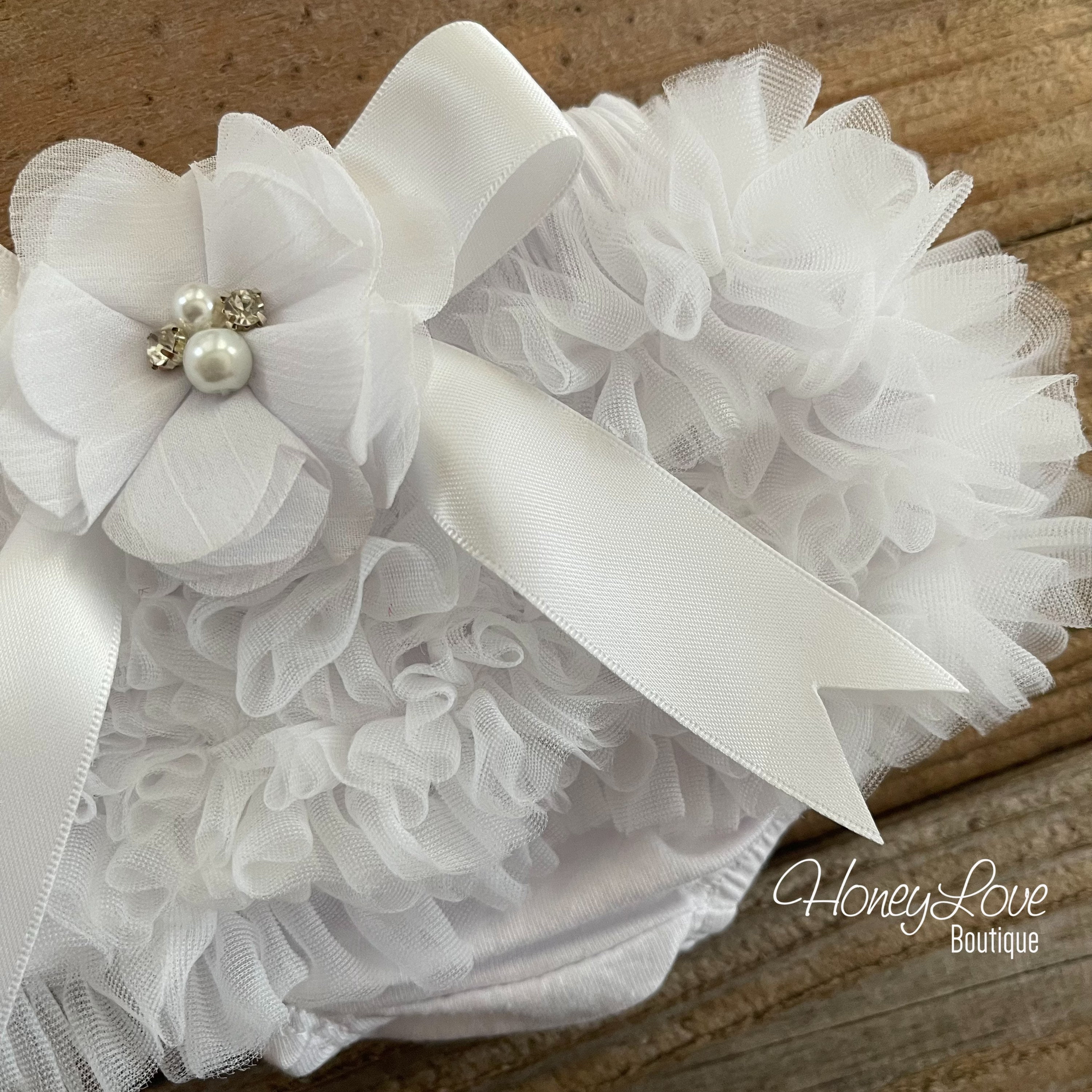 White Bloomers, Baby Girl Diaper Cover, Ruffle Bloomers, Ruffle Bum ...