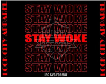 Stay Woke Silhouette - Etsy