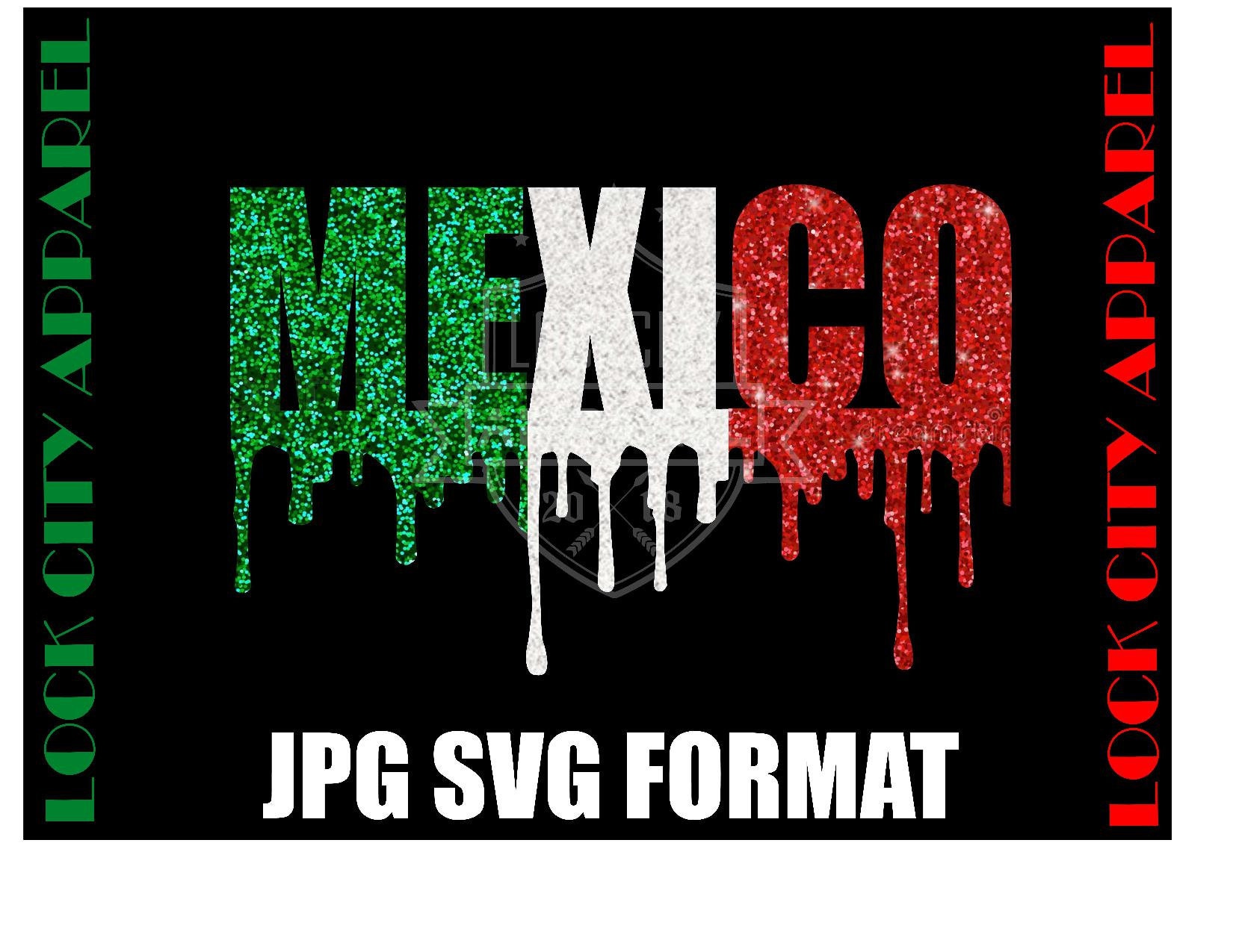 MEXICO Drip Mexican Sexy Diva Cut File Silhouette Cricut | Etsy