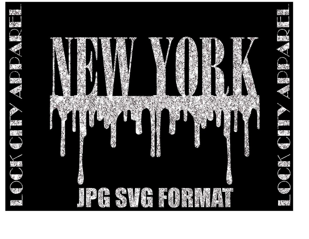 New York Drip Sexy Diva Glitter Fashion Design JPG SVG - Etsy