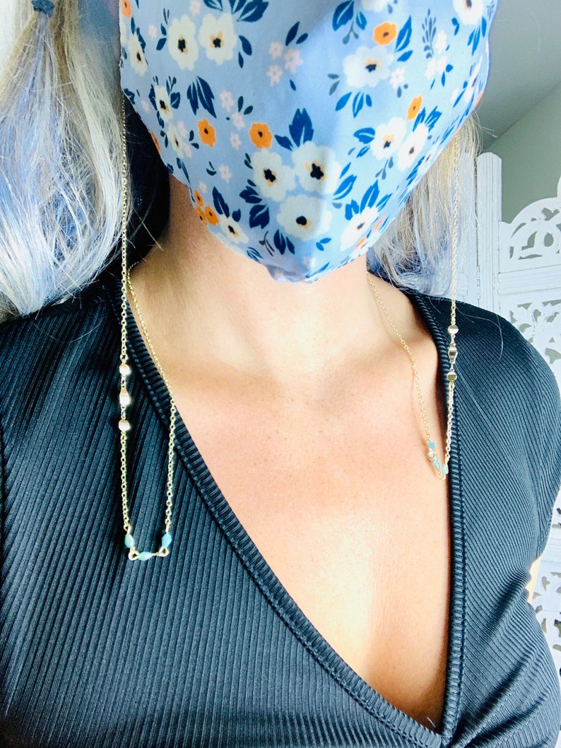 Mash Chain Chic in Turquoise - Etsy