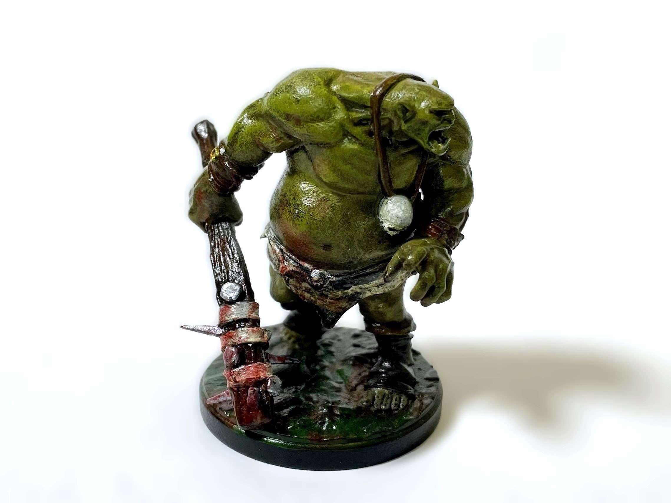 Hand-painted Ogre Miniature From Plant-based 3D Resin for Tabletop ...
