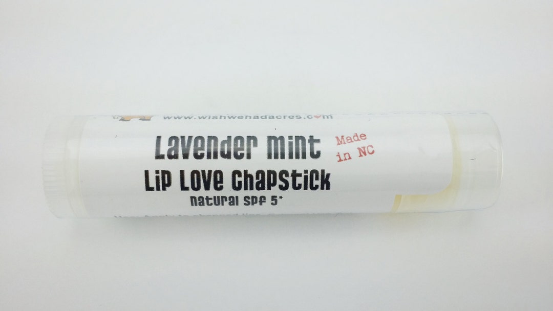 Lavender Mint Lip Love Chapstick - Etsy
