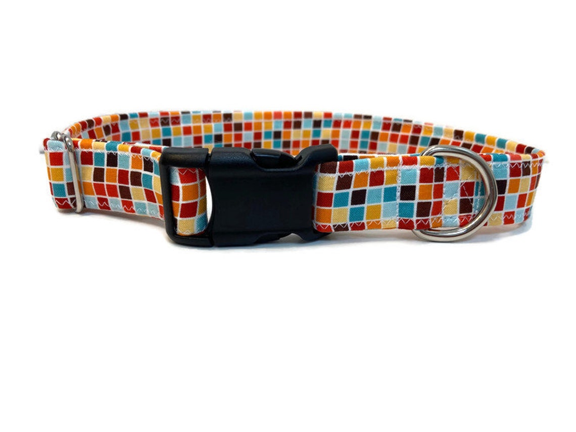 Colorful Fall Dog Collar Boy Dog Collar fall - Etsy