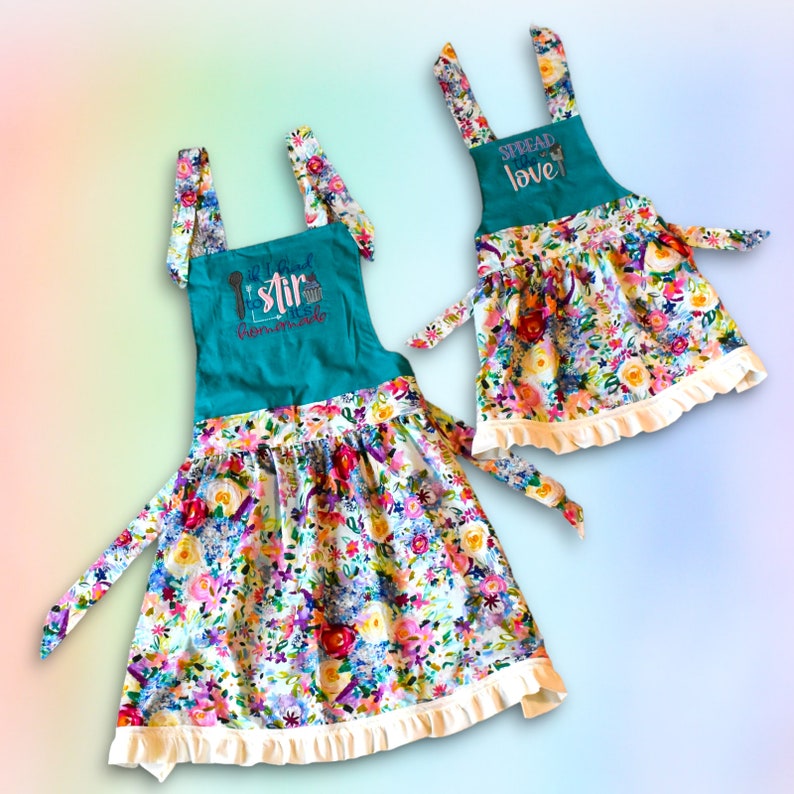 Mother-daughter Apron Set - Etsy