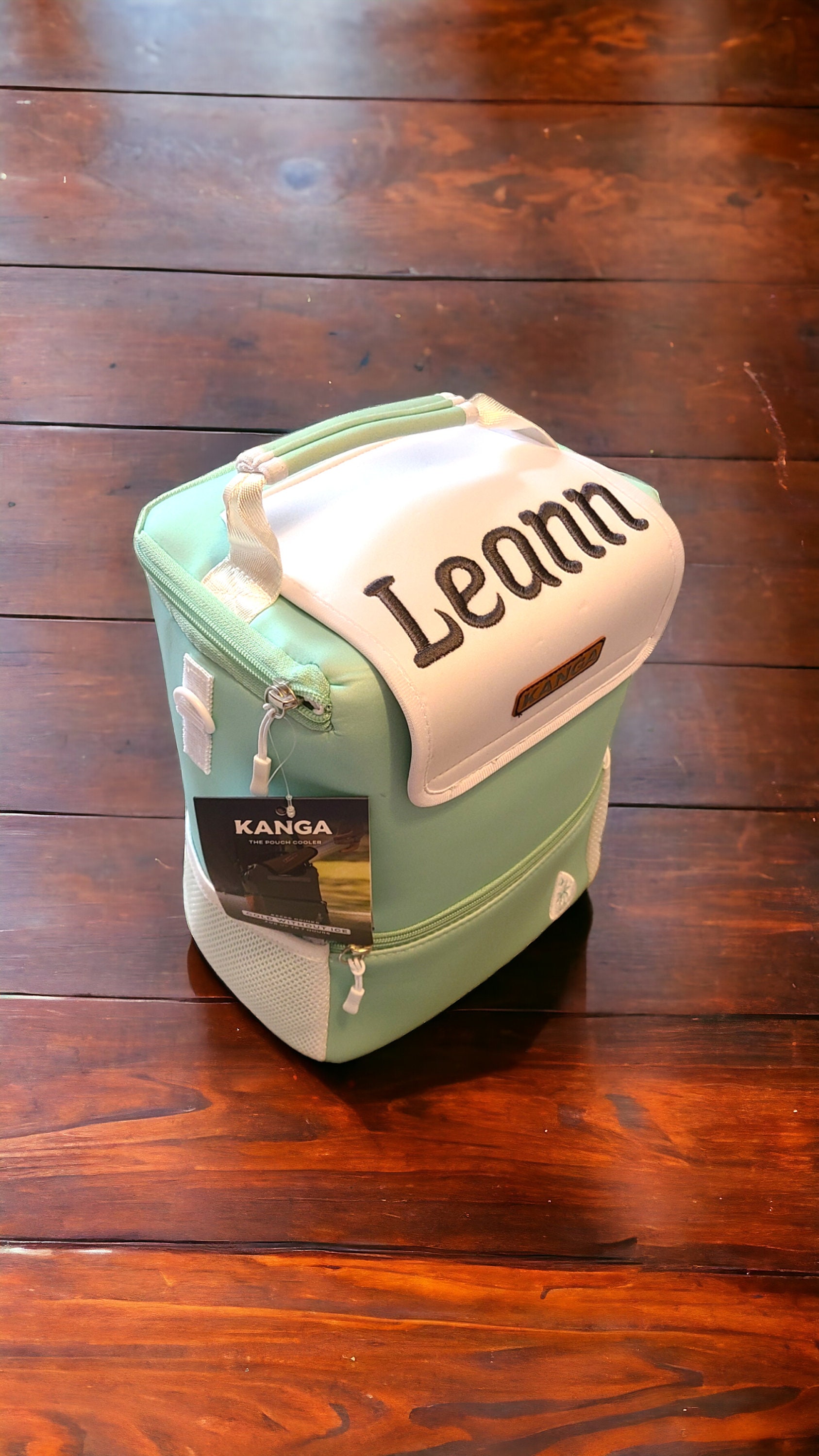 Personalized Embroidered Kanga Pouch Soft Side Insulated Drink Beer ...