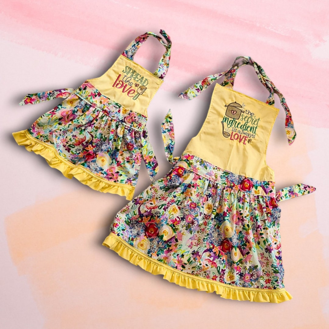 Mother-daughter Apron Set - Etsy