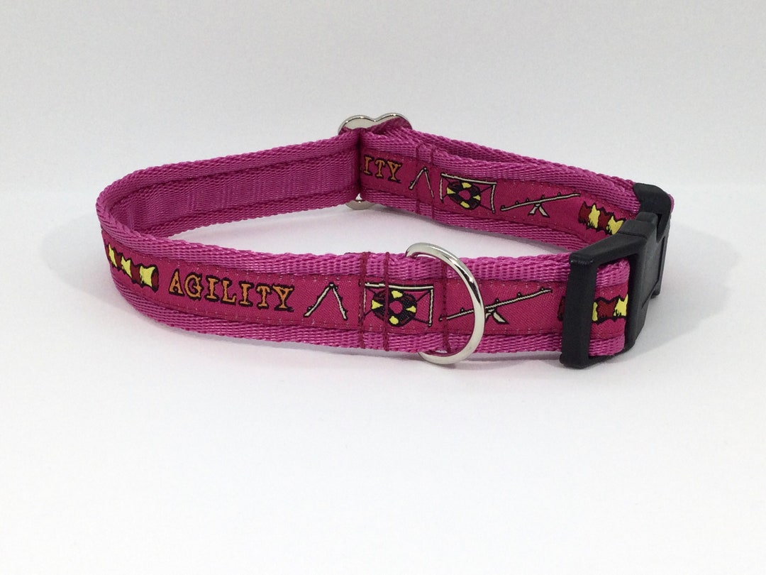 Cerise Agility Collar, Handcrafted , Luxury Dog Collar,dogs , Pets ...