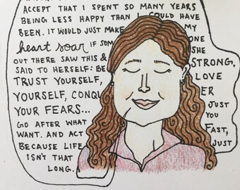 Office Pam Drawing - Etsy