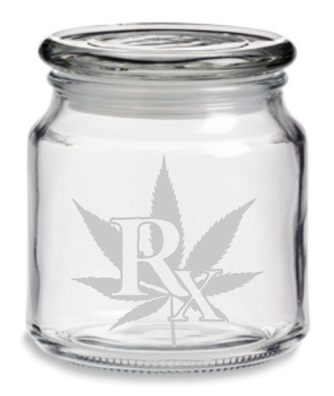 Cannabis Leaf Rx Engraved Stash Marijuana Jar,weed Jar,weed Container ...