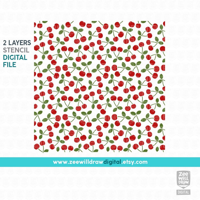 Cherry Pattern - Etsy