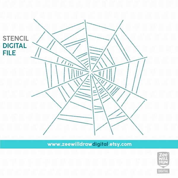 Spider Web Cake Stencil Svg - Etsy Hong Kong