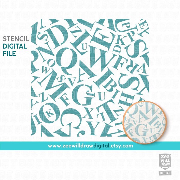 Alphabet Stencils - Etsy