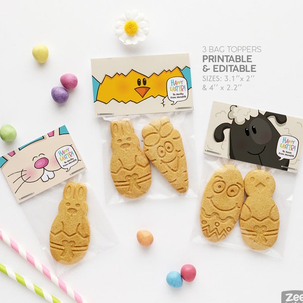 Easter Bag Toppers - Etsy