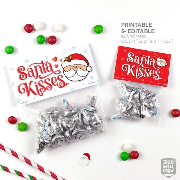Santa Kisses - Etsy