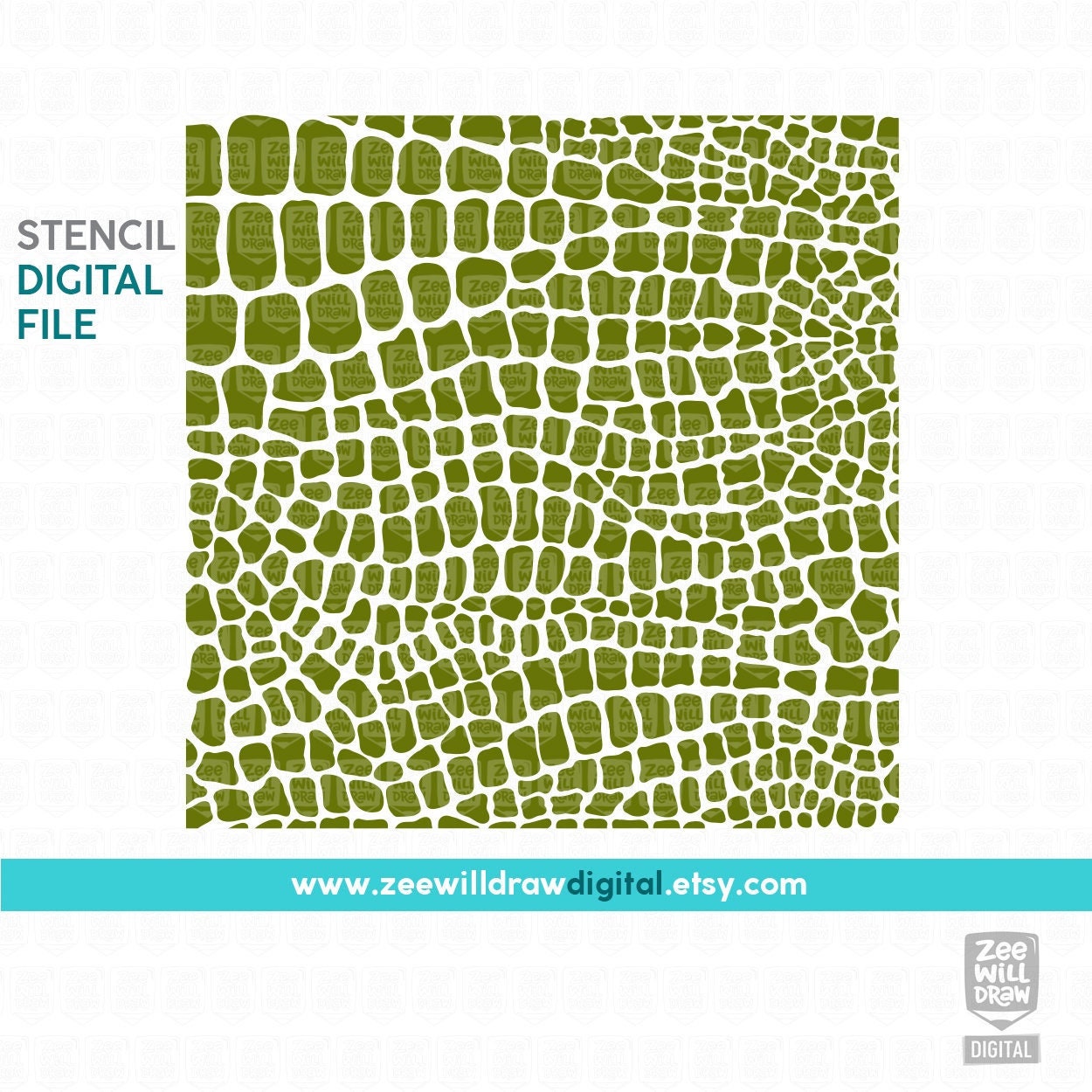 Alligator Skin Print