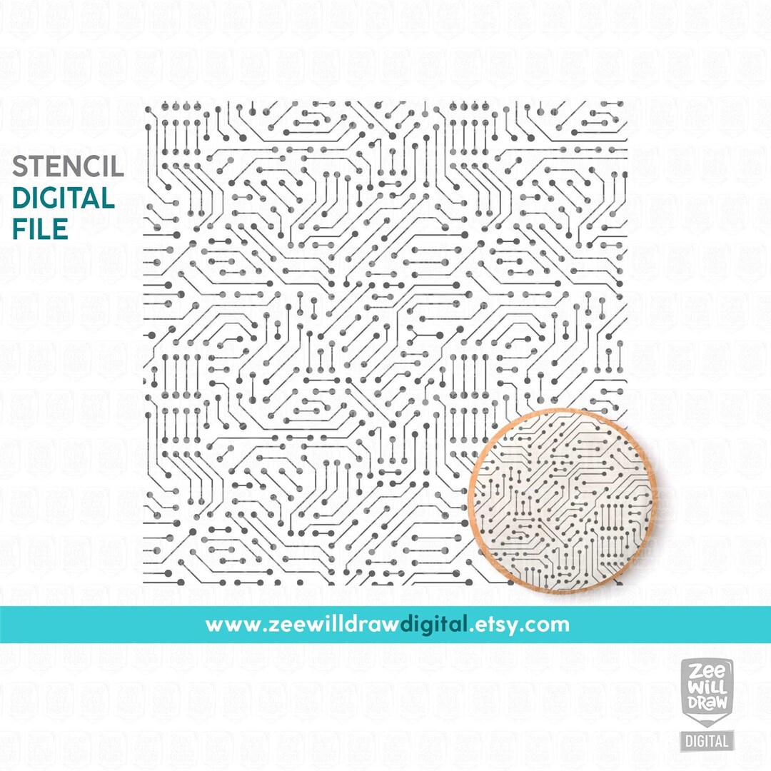 Circuit Board Stencil FILE DIGITAL DOWNLOAD - Etsy