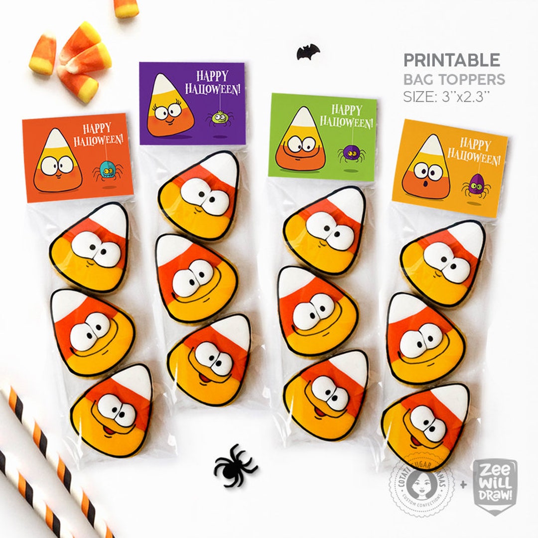 Halloween Bag Topper, PRINTABLE, Instant Download - Etsy