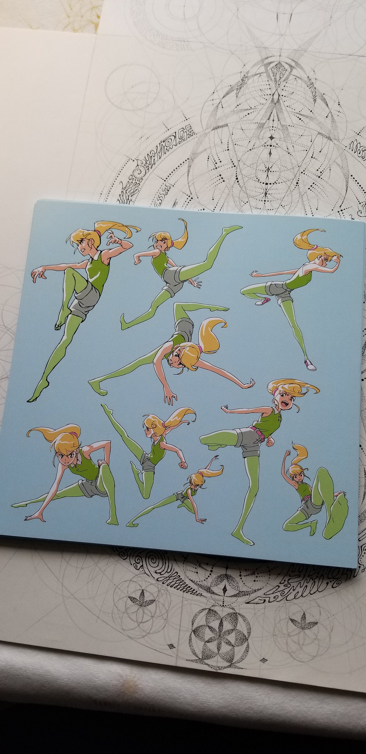 JN: Cindy Fight Poses Print - Etsy