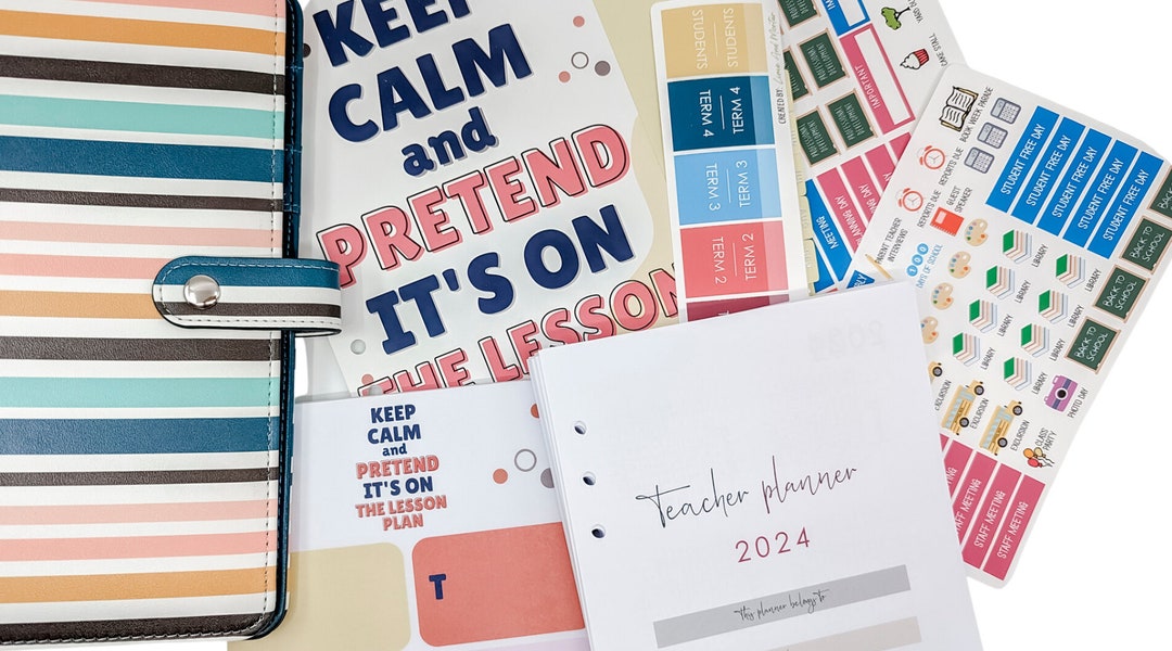 2025 Teacher Planner by Planner Peace - Ring Planner With Complete ...