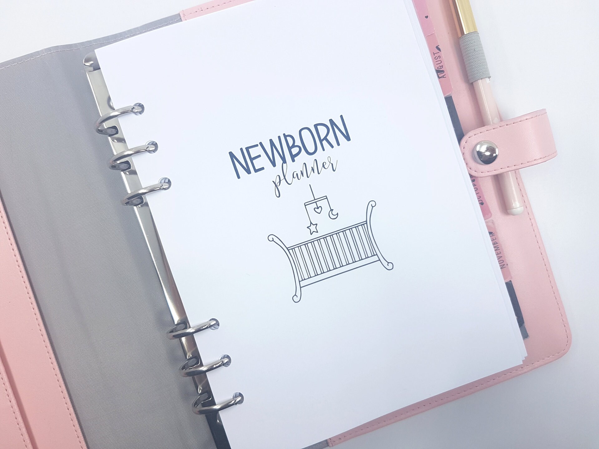 A5 NEWBORN / BABY PLANNER Insert Bundle Printed Planner | Etsy