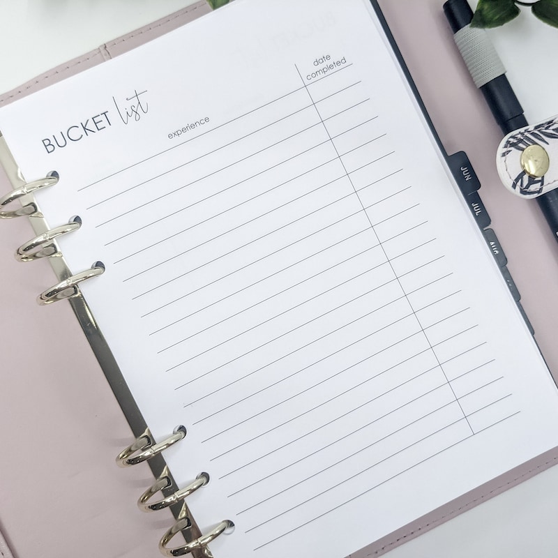 A5 Planner Inserts - Etsy