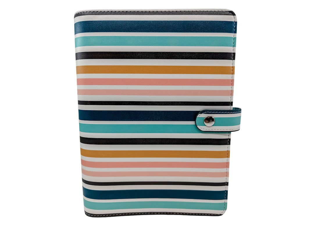A5 'jewel Stripe" Planner Cover From Planner Peace - Vegan Leather ...