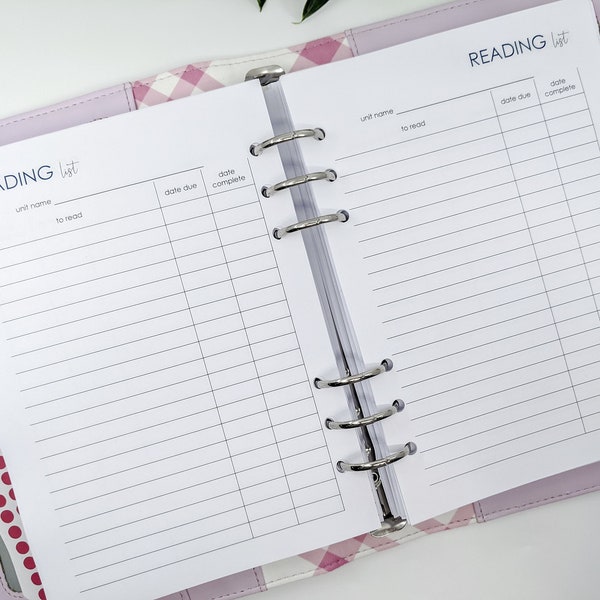 A5 Planner Inserts - Etsy