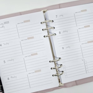 A5 Business Planner Inserts | Printed Planner Inserts | Includes 290 ...