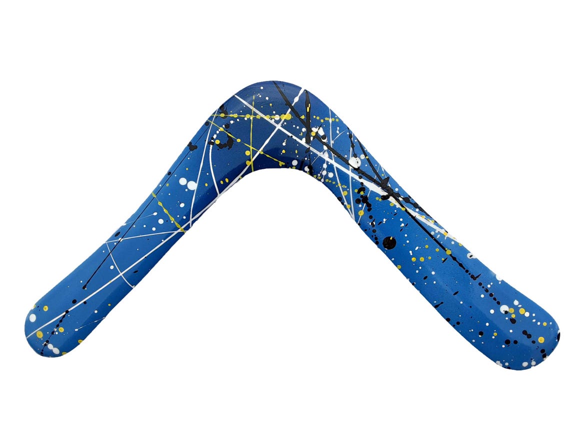 True Blue Angel Boomerang - Real, Hand Crafted Australian Boomerangs ...