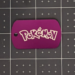Laser Engraved Pokemon Blastoise Keychain Dog Tag - Etsy