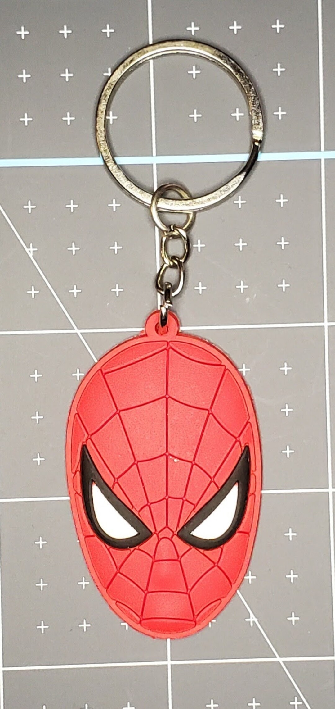 Spider Super Hero Face Keychain - Etsy