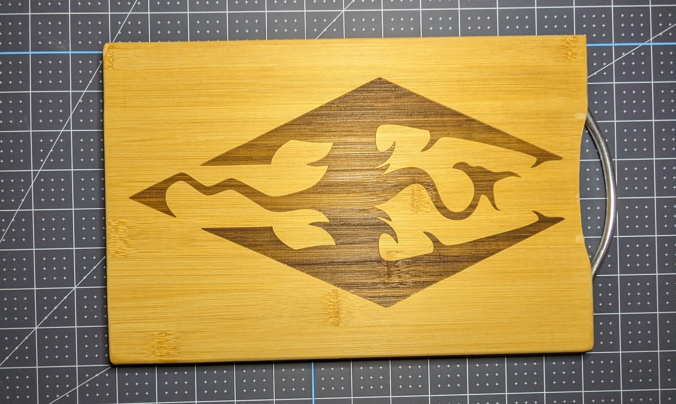 Laser Engraved Skyrim Cutting Board - Etsy