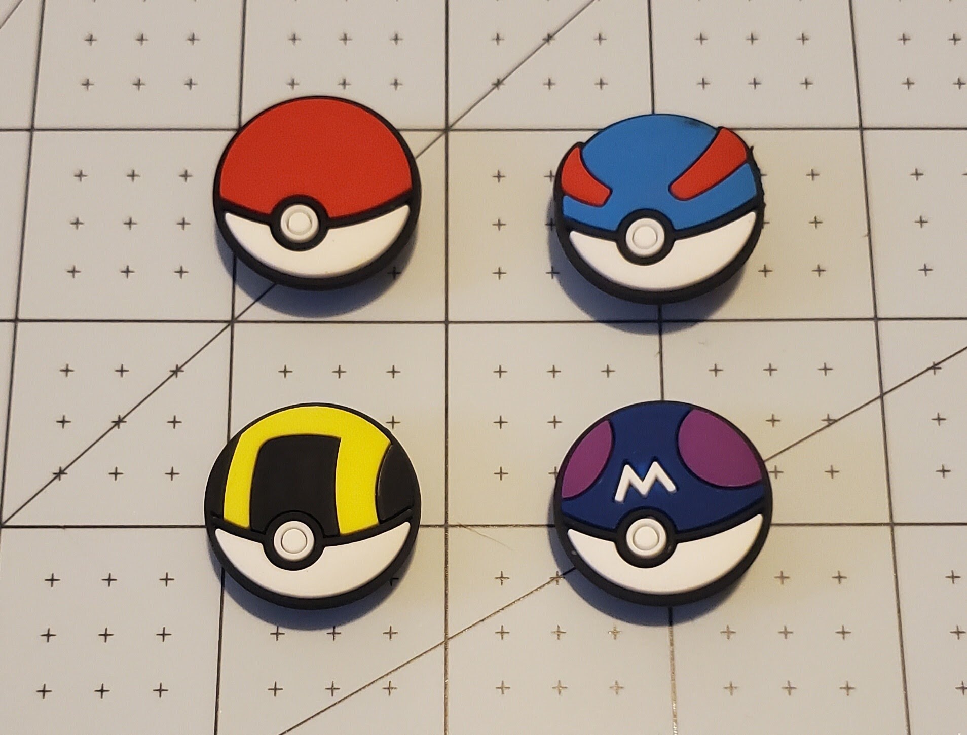Pokemon Pokeball Croc Charms - Etsy