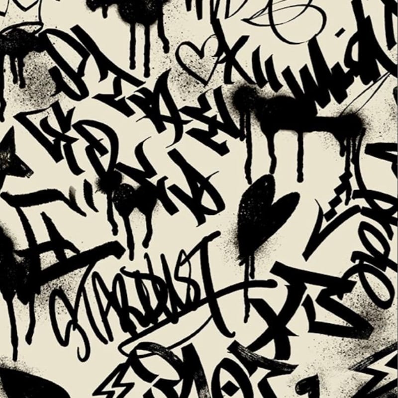 Graffiti Fabric - Etsy